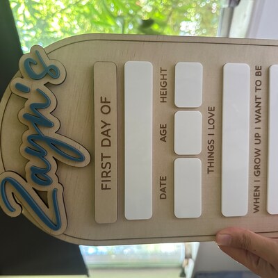 Wooden Birth Plaque New Baby Birth Announcement Baby Name Plaque Baby ...