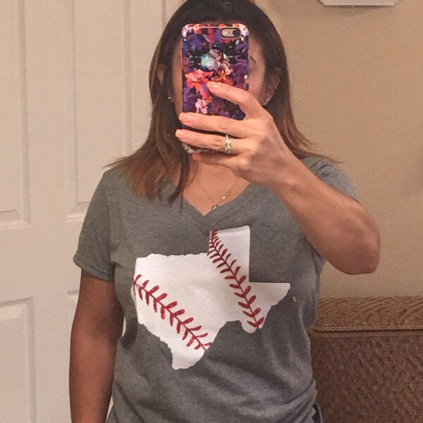 State Baseball Shirt, Texas Baseball Shirt, Game Day, Baseball T-shirt ...