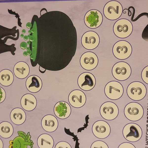 Witch's Potion Savings Challenge Game - Etsy