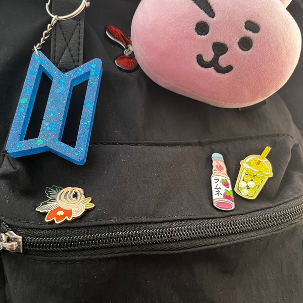 BTS Logo Keychain Vol. 3 - Etsy