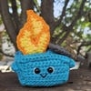 Dumpster Fire PDF Crochet Pattern Twinkie Chan 100% Soft Amigurumi - Etsy