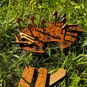 Ludus Duodecim Scriptorum, Ancient Roman Board Games, Handmade Board ...