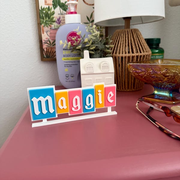 Personalized Desk Name Plate, Desk Name Disney Sign, Teacher Desk Name ...