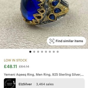 Men's Black Onyx Square Stone Handmade Silver Ring, Classic Style ...