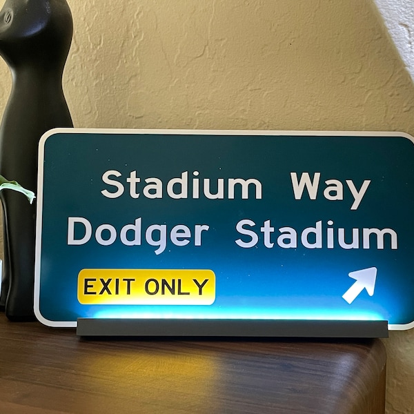 Dodger Stadium Exit Sign - Etsy