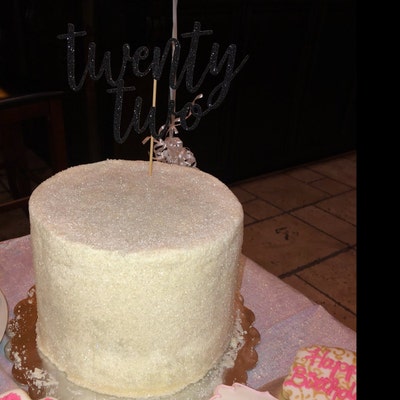 Twenty Two Cake Topper / 22 Years Old / 22nd Birthday Cake Topper ...
