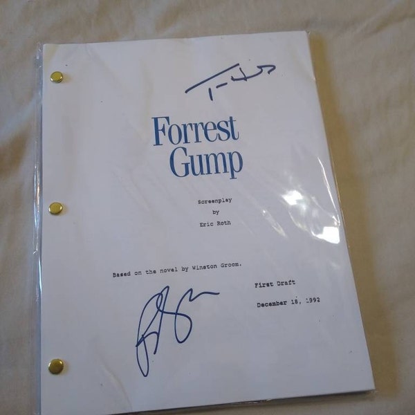 Forrest Gump Movie Script - Etsy