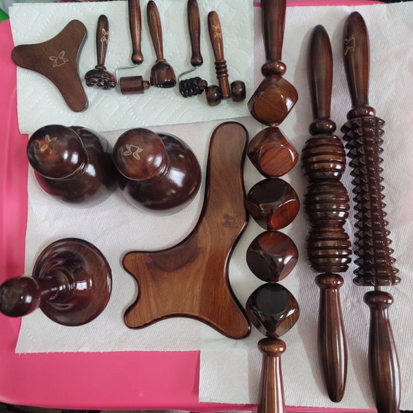 Wood Therapy Maderoterapia Colombiana Cob Roller Handheld Massager ...