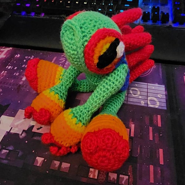 Crochet World of Warcraft Inspired Murloc Amigurumi - Etsy