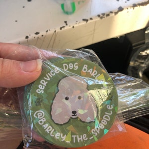 Stickers Assistance Animals Save Lives Personalize I Met an Assistance ...