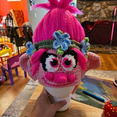 The Flower Hood Crochet Pattern Crochet Flower Bonnet - Etsy