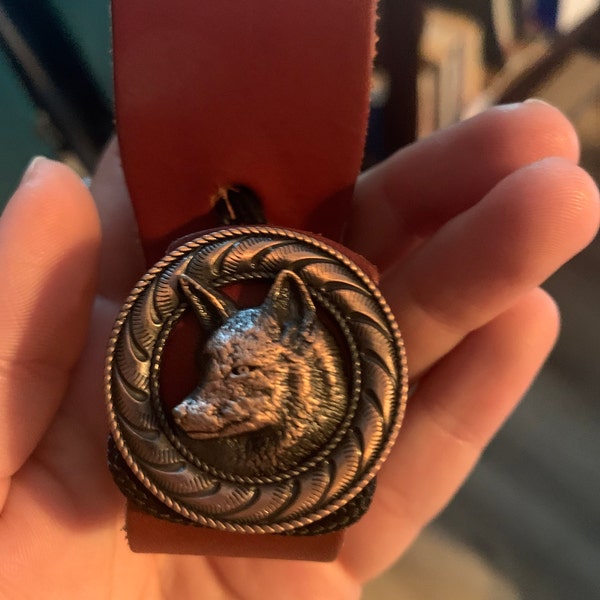 Copper Eagle Wood Badge Critter Concho - Etsy