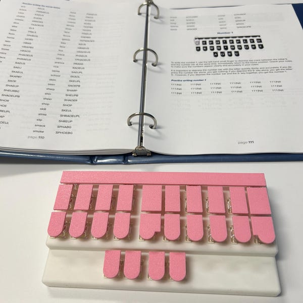 Steno Practice Board: 3d-printed Offline Training Tool - Etsy