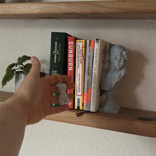 Bookend Greek Statue Sculpture Decoration Figure, Elegant Bookcase ...