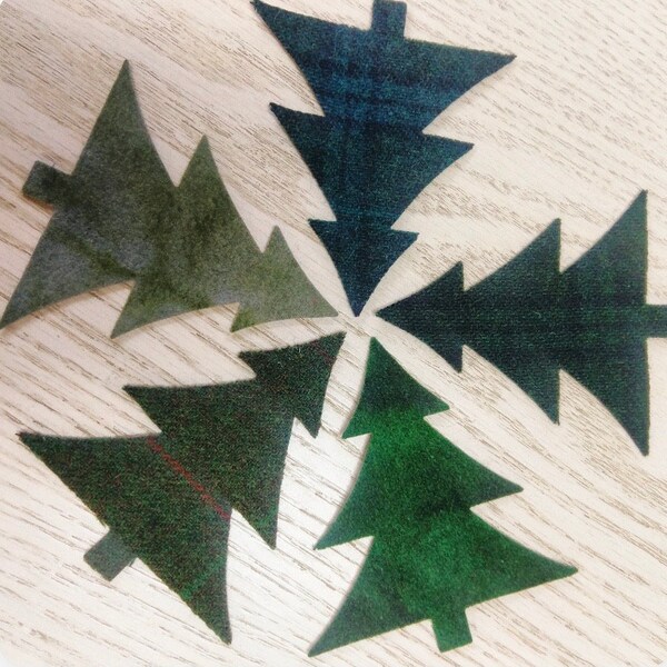 Christmas Woolly Tree Kit - Kid's Craft - Hand-dyed Wool - Etsy