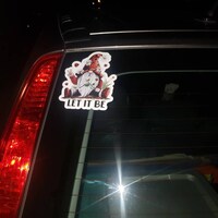 Gnome Let It Be Vinyl Sticker, Daisy Let It Be Vinyl Sticker, Gnome ...