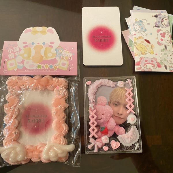 Custom Decorated Toploader | Photocard Holder | Cute Aesthetic | Y2K ...
