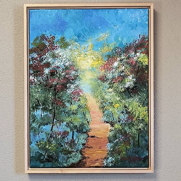 Scottish Castle Original Impressionist 18 X 24 X 1 3/8" Oil Landscape ...