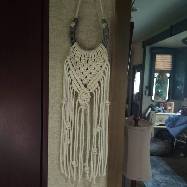 Macrame Horseshoe Digital Download Pattern Tutorial - Etsy
