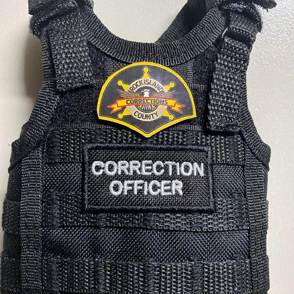 CORRECTION OFFICER Tactical Vest Beverage Insulator ! Customized for ...