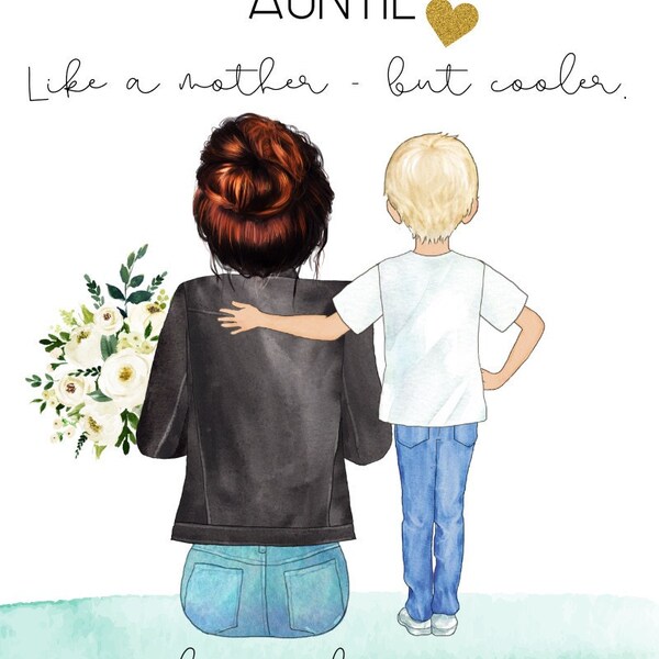 Personalized Auntie Gift, Aunt Gift, Thank You Gift for Aunt, Gift From ...