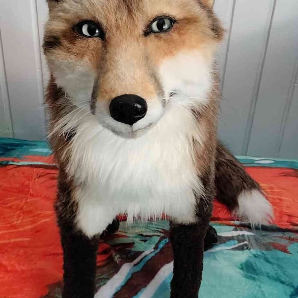Wolf Realistic Animals Toy OOAK Art Doll Copy Wild Dog Soft Sculpture ...