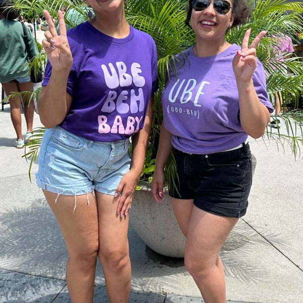 Cute Purple Yam Clipart, Smiling Cartoon Ube With Leaves Digital ...