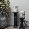 Cass Farmhouse Style Candlesticks / Wood Candlestick / Farmhouse ...