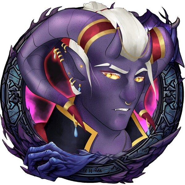 Warlock the Great Old One Patron Token Frame Dnd for VTT Roll20 Token ...