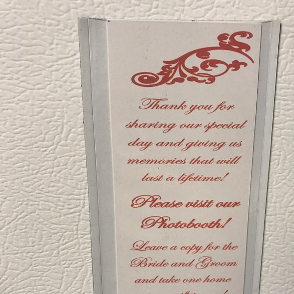 50 Slanted 2x6 Acrylic Photo Booth Frames With Inserts - Etsy