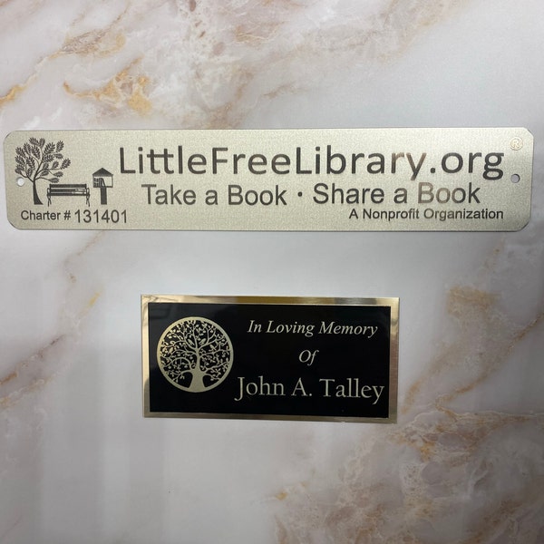 Custom Engraved Name Plate Tree of Life Cremation Urn Memorial Plaque ...