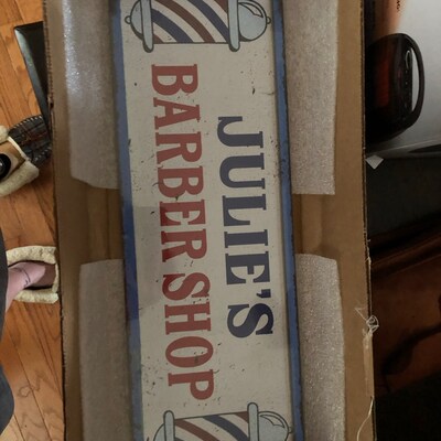Personalized Barber Shop Sign, Custom Barber Sign, Hair Cut Sign, Hair ...