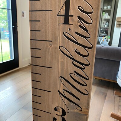 Height Board Ruler for Kid, Wood Measure Stick Growth Chart - Etsy