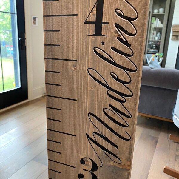 Height Board Ruler for Kid, Wood Measure Stick Growth Chart - Etsy