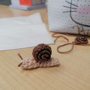 Snail Bookmark PATTERN // Cottagecore Crochet Bookmark Pattern - Etsy