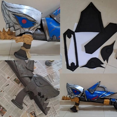 Jinx Arcane Fishbones Cosplay Blueprint and Instruction Guide PDF - Etsy