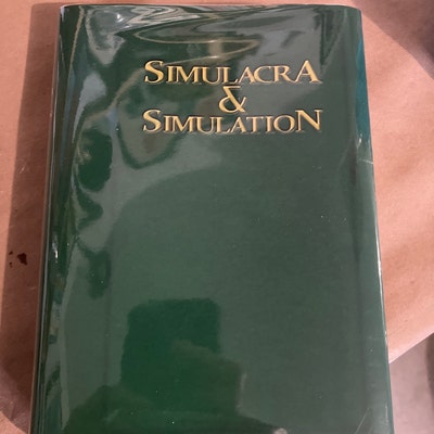 Matrix Hollow Book Safe, Simulacra and Simulation Custom Dust Jacket - Etsy
