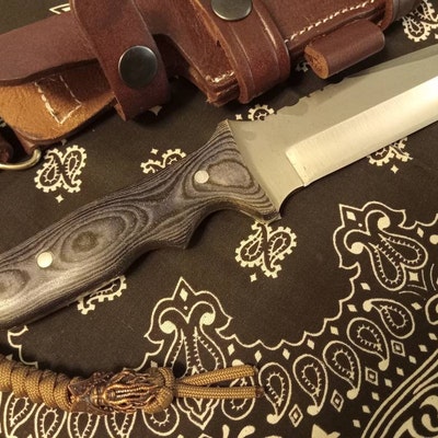 GCS Custom Handmade D2 Steel Hunting Knife G10 Handle With Right Hand ...