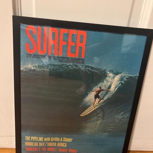 Vintage Surfer Magazine Cover Prints Set of Three | Surfer Magazine ...