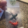 Tiny Hummingbird Figurine - Soft Plastic Bird for Fairy Garden, Diorama ...