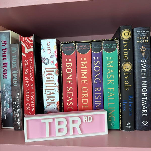 Book Library Sign 3D Printed Bookshelf Decor Gift - Etsy