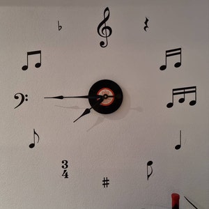 45 Music Notes Sticker Love Wall Art DIY Decoration Room Car Shower ...