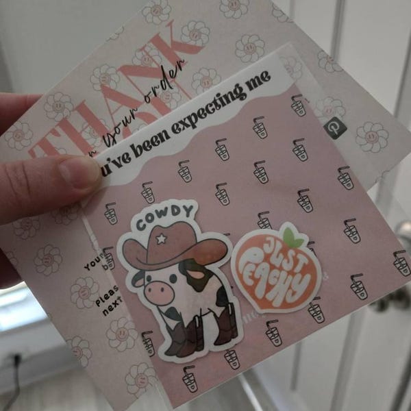 Cowdy Holographic Sticker, Western Rodeo Themed Water Resistant Decal ...