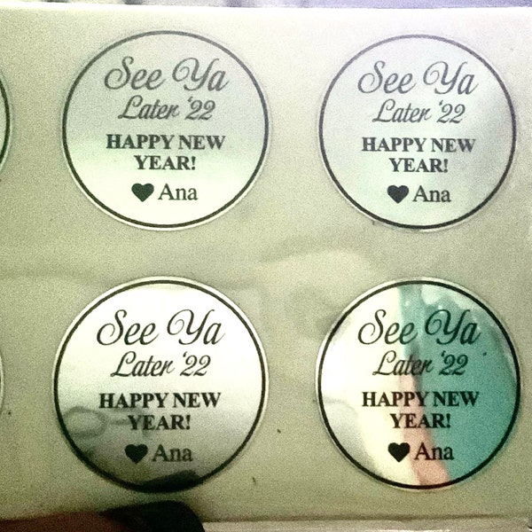 Custom Silver Foil Stickers: Waterproof Vinyl Labels - Etsy