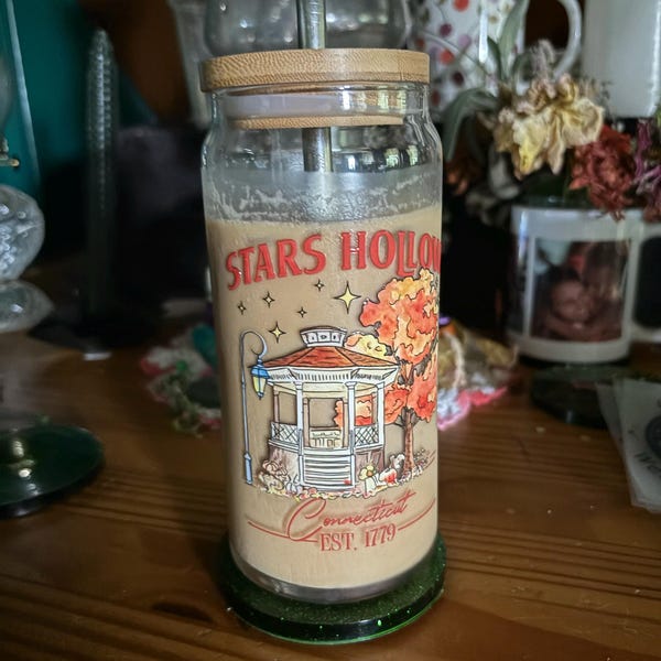 Gilmore Iced Coffee Glass Cup | Gilmore Gift | Beer Can Glass Cup ...