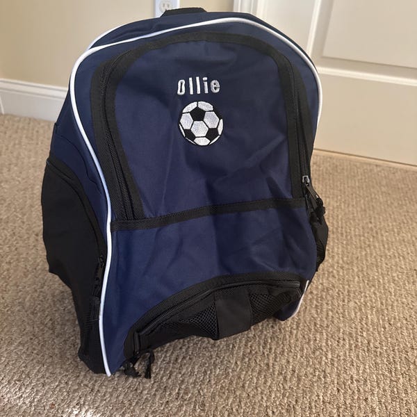 Personalized Sports Backpack - Etsy