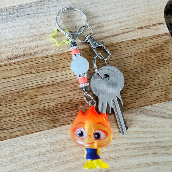 Lotso the Bear From Toy Story Glitter Keychain Doorables - Etsy