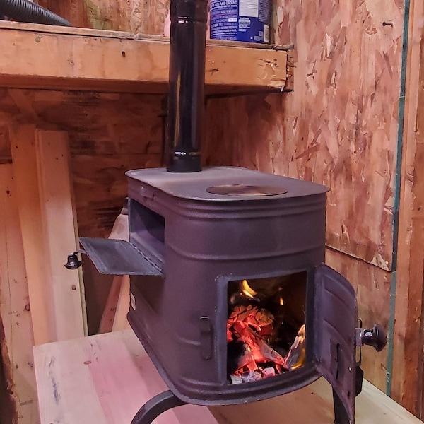 Wood Stove, Camping Stove, Mini Stove, Hut Stove, Chalet Stove, Cast ...