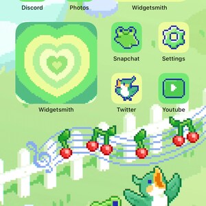 63 App Icon Pack / Purple Lucky / Wallpapers & Widgets / Pixel | Etsy