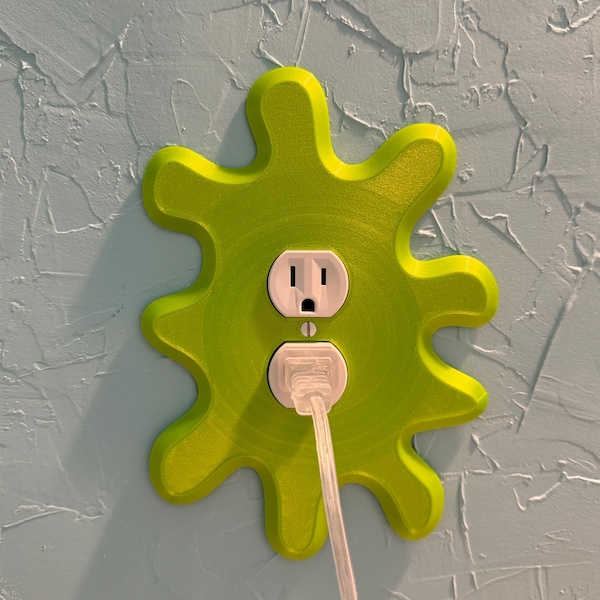 Splat Slime Light Switch Cover 3D Printed - Etsy